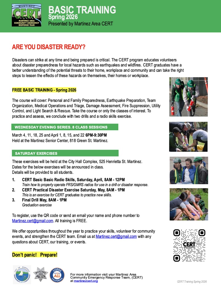 Free CERT Training